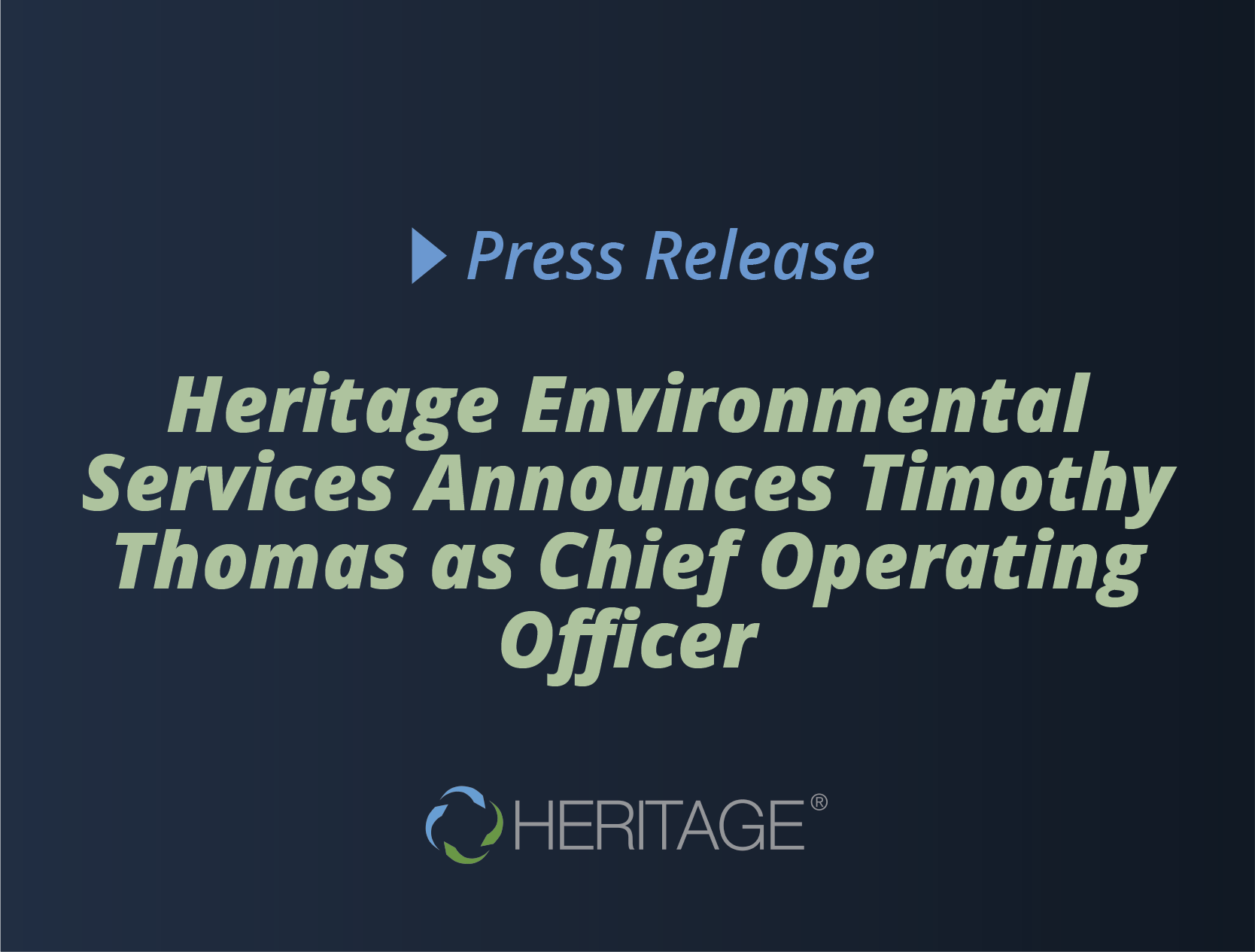 Arcwood Environmental™ Services Announces Timothy Thomas as Chief ...